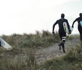 Surf Lessons Denmark - Surfing at the North Sea
